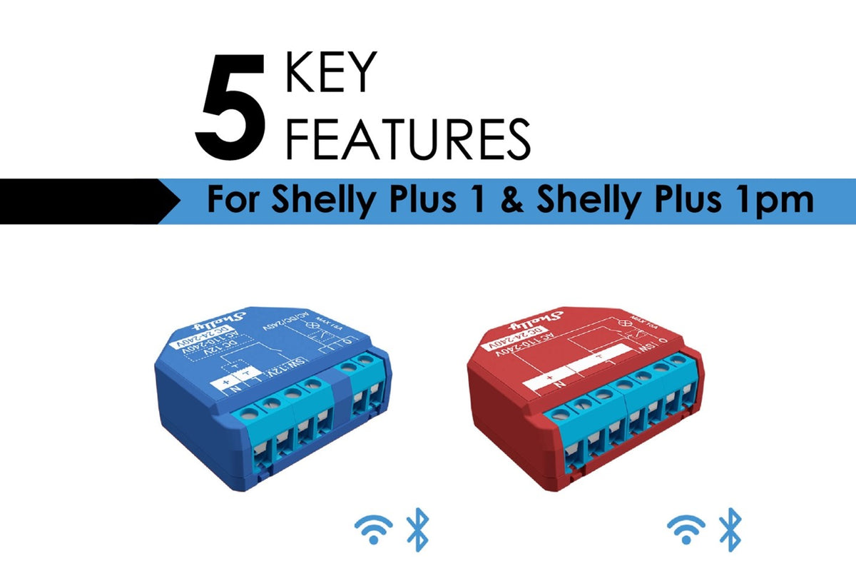 5 KEY FEATURES FOR SHELLY PLUS SERIES